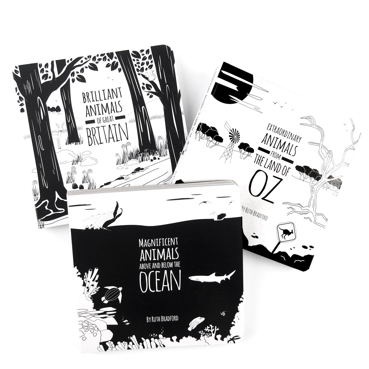 Black and white book set choose your own